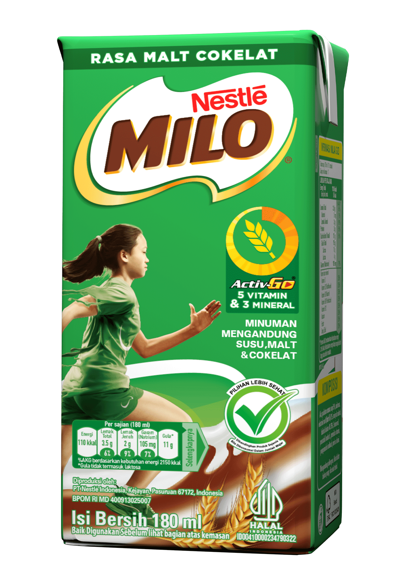 Produk Susu Milo Kotak UHT 180ml | MILO Indonesia