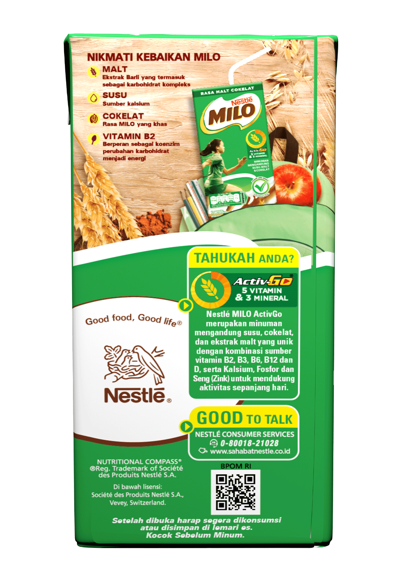 Produk Susu Milo Kotak UHT 180ml | MILO Indonesia