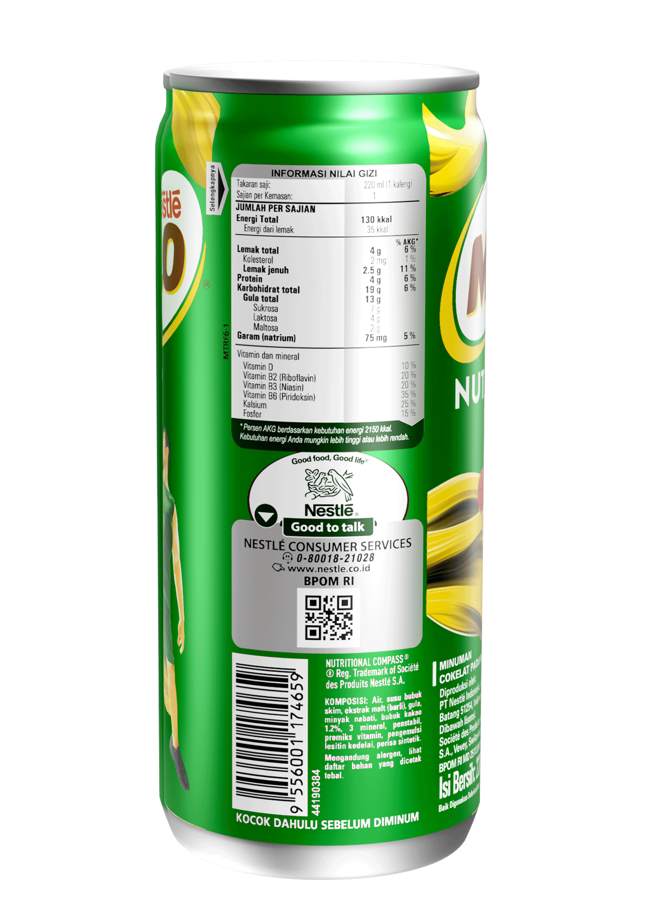 Produk Milo Kaleng Nutri Up 220 ml | MILO Indonesia