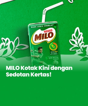 Milo Kini Dengan Paperstraw | MILO Indonesia